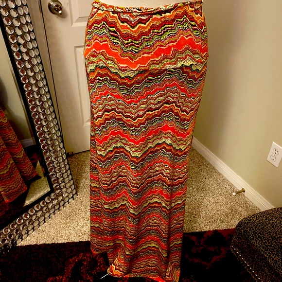 Azules | Skirts | Colorful Maxi Skirt | Poshmark